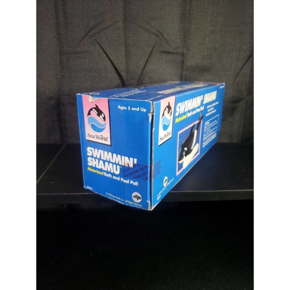 Shelcore | Toys | Vtg 996 Sea World Swimmin Shamu Swimming Motorized ...